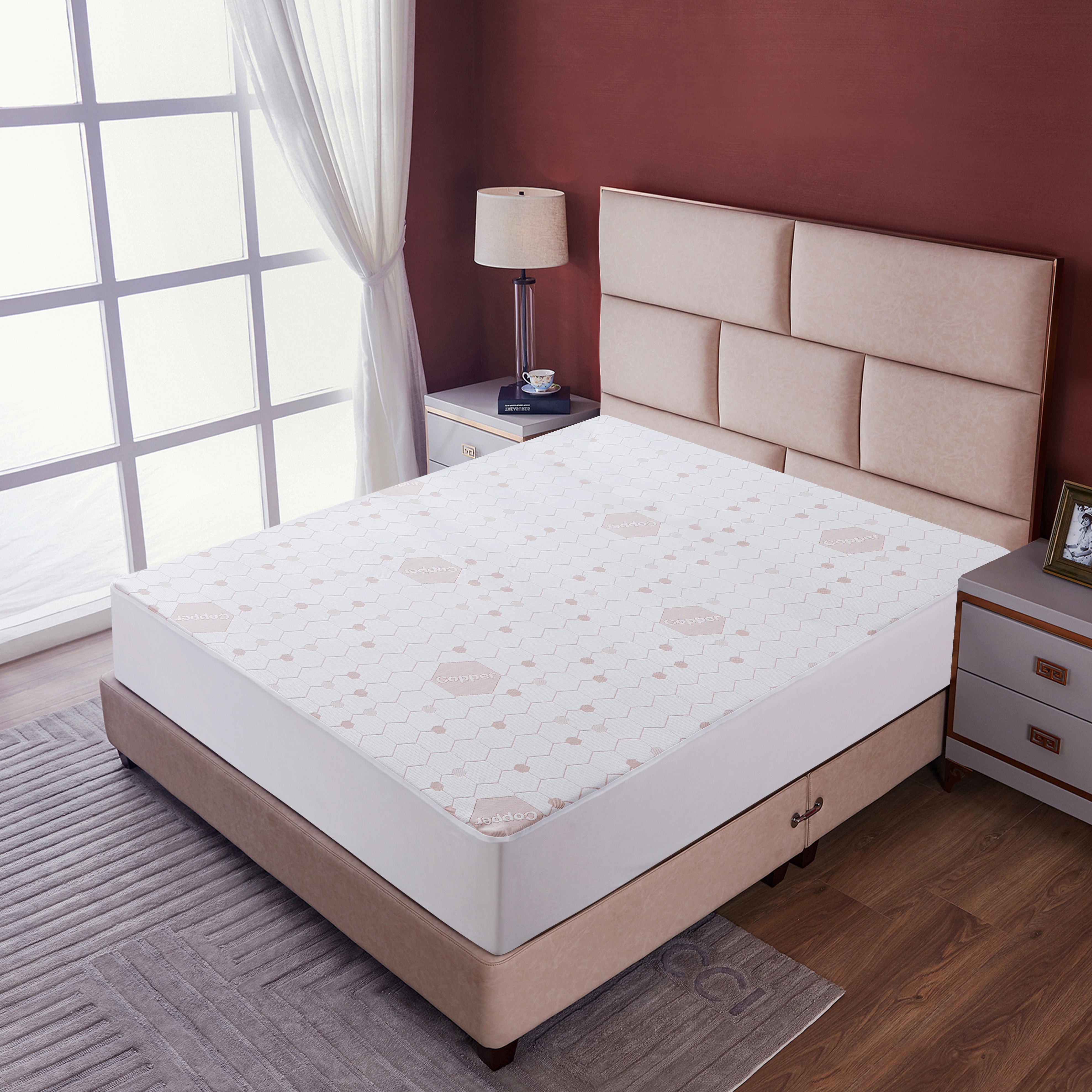 Copper-Infused Waterproof Mattress Protector - Queen Size – Promotions777